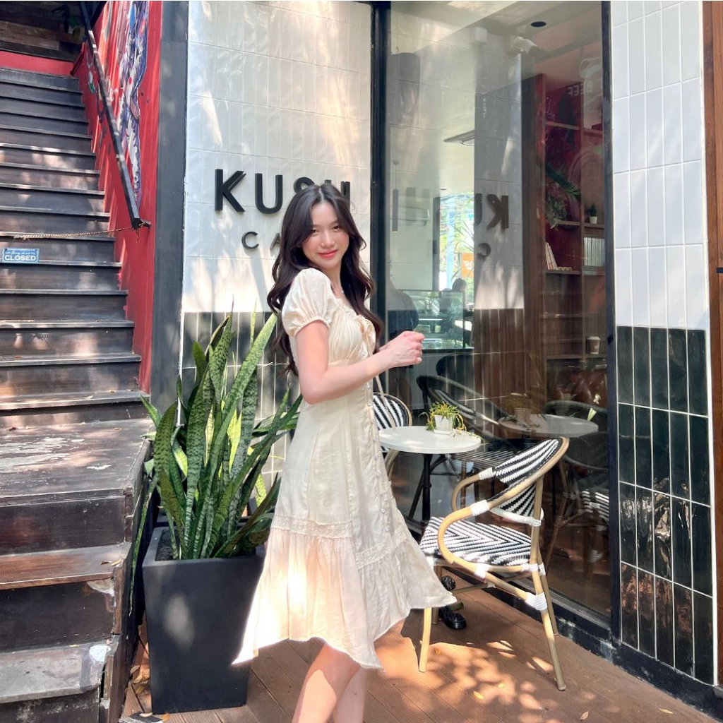 ชุดเดรส Linda Dress | PJKK.STUDLO | Shopee Thailand