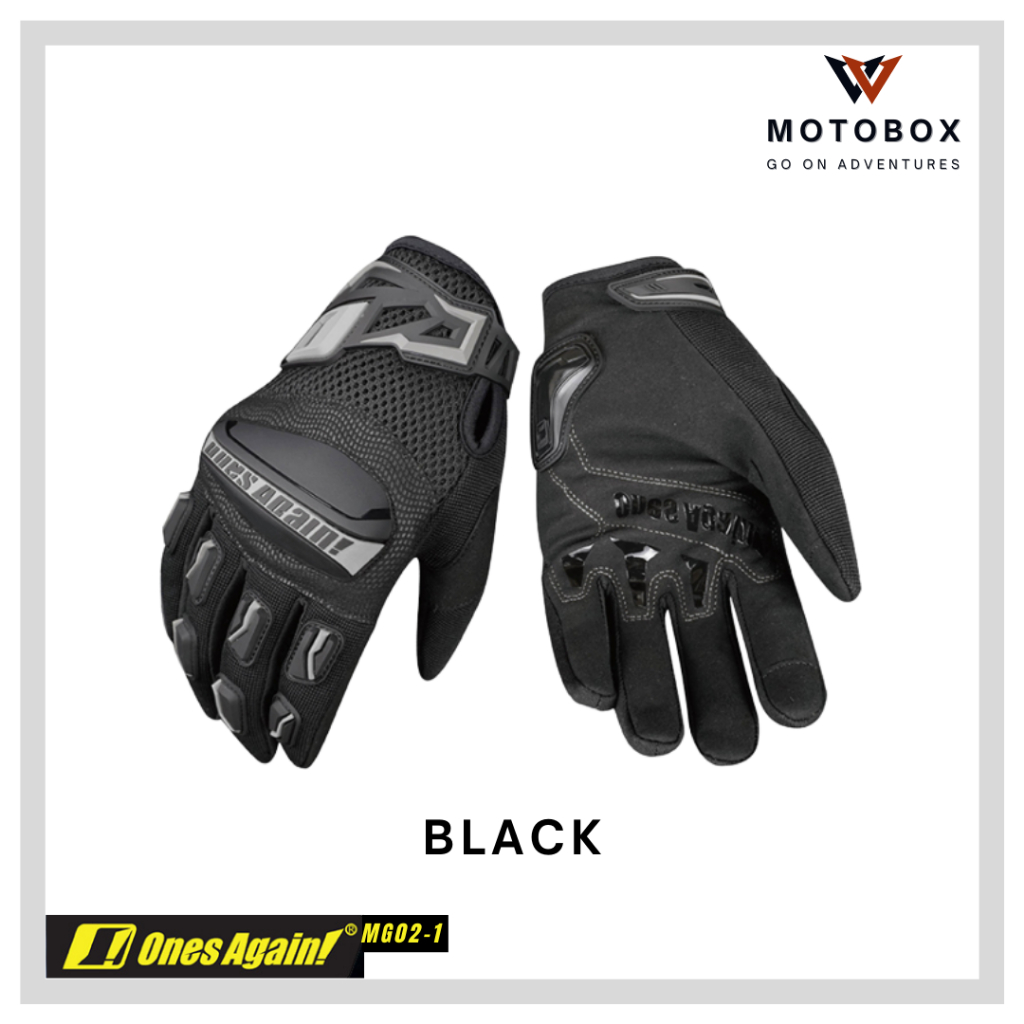 ถุงมือผ้า Ones Again-MG02-1 มีการ์ด TPU ป้องกันหลังมือและป้องกันข้อต่อ ...