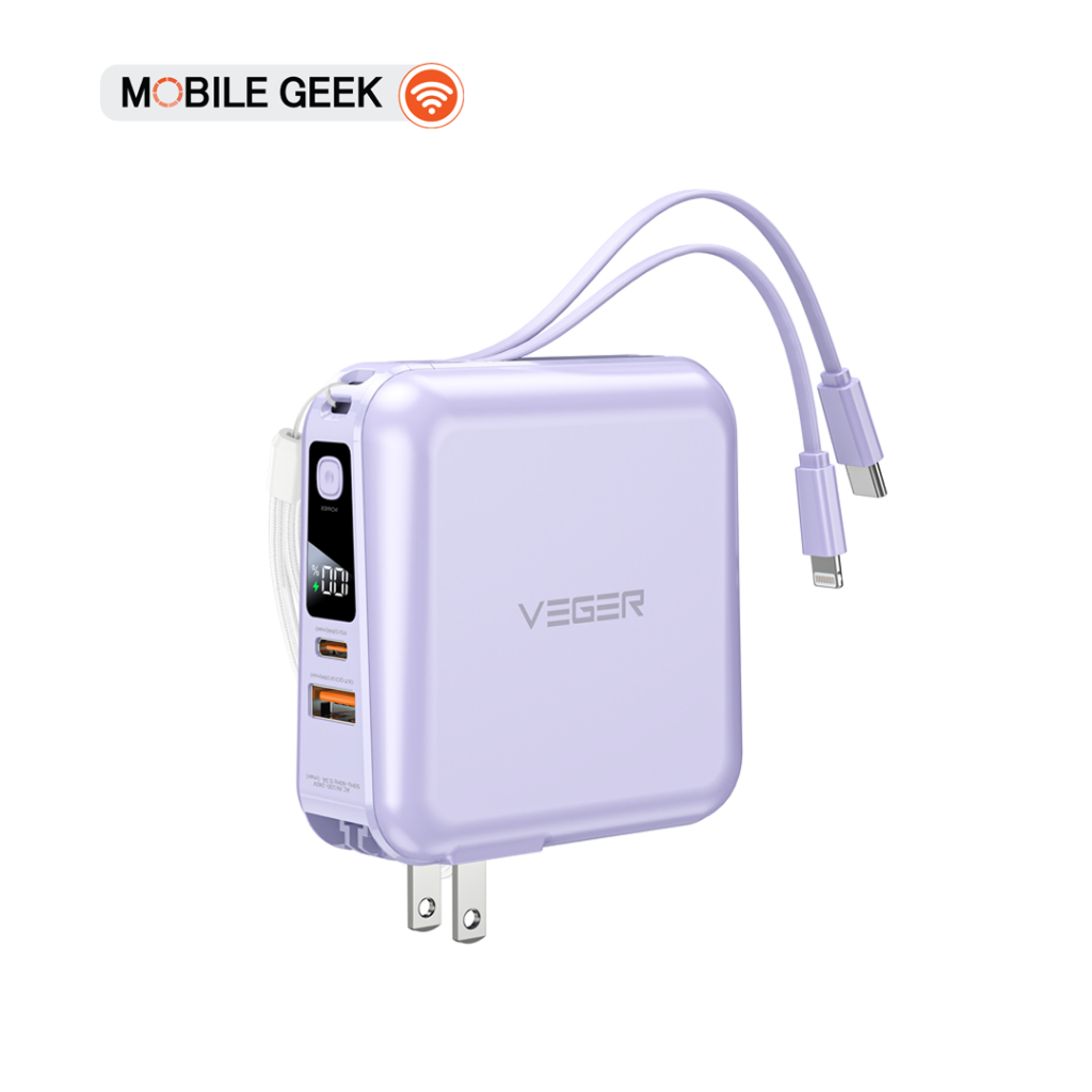 Veger แบตสำรอง รุ่น P15 Power Bank 15,000 mAh QC 3.0 พาวเวอร์แบงค์ ...