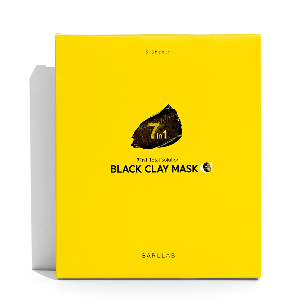 BARULAB BLACK CLAY MASK (18g x 5 pieces) | Shopee Thailand