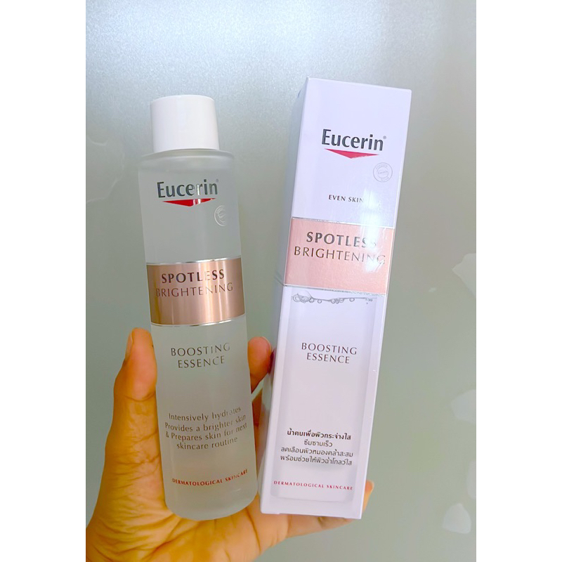 Eucerin SPOTLESS BRIGHTENING BOOSTING ESSENCE 100 ML น้ำตบ | Shopee ...