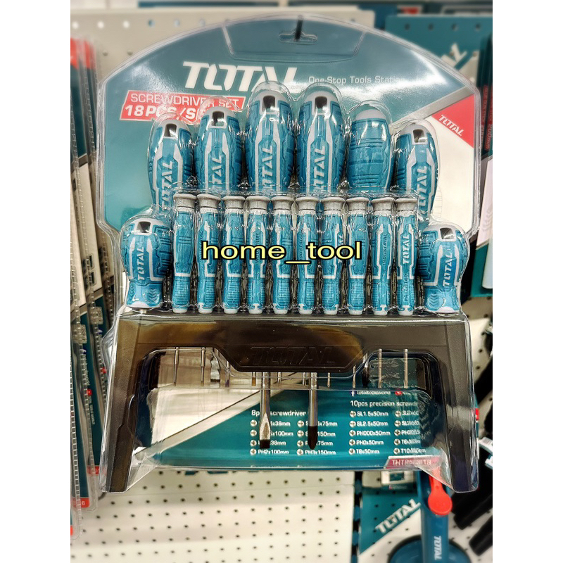 Total ชุดไขควง 14 ตัวชุด พร้อมที่วางไขควง รุ่น THT250614 14ตัวชุด และ ...