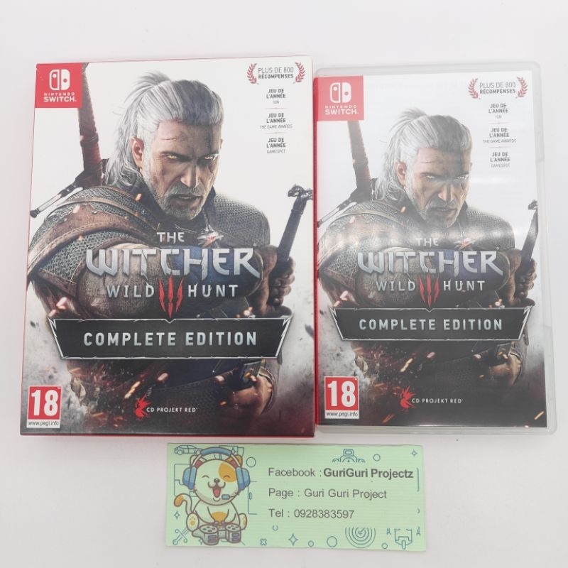 Nintendo Switch The Witcher 3 Complete Edition+ Box Limited | Shopee ...