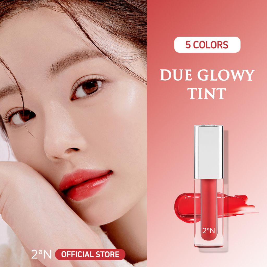2aN LIP TINT - Dew Glowy Tint (5 colors) | Shopee Thailand