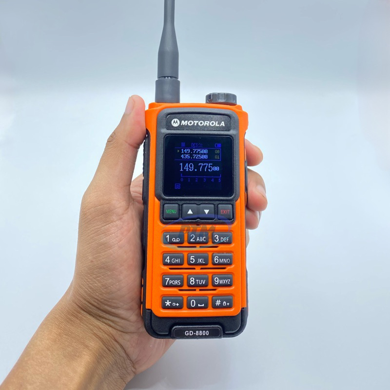 วิทยุสื่อสารใหม่ล่าสุด GP-8800 มี GPS ชาร์จ USB type C ใช้ได้ 4 ความถี่ ...