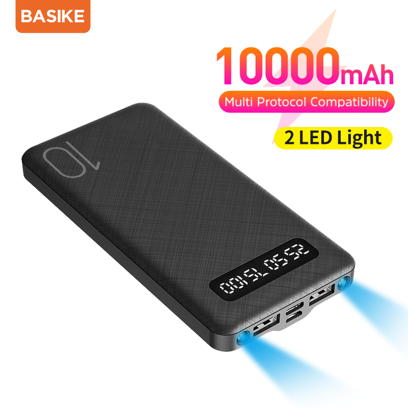 BASIKE PT69 Powerbank 10000mAh แบตสำรอง พาวเวอร์แบงค์ USB PowerBank พา ...