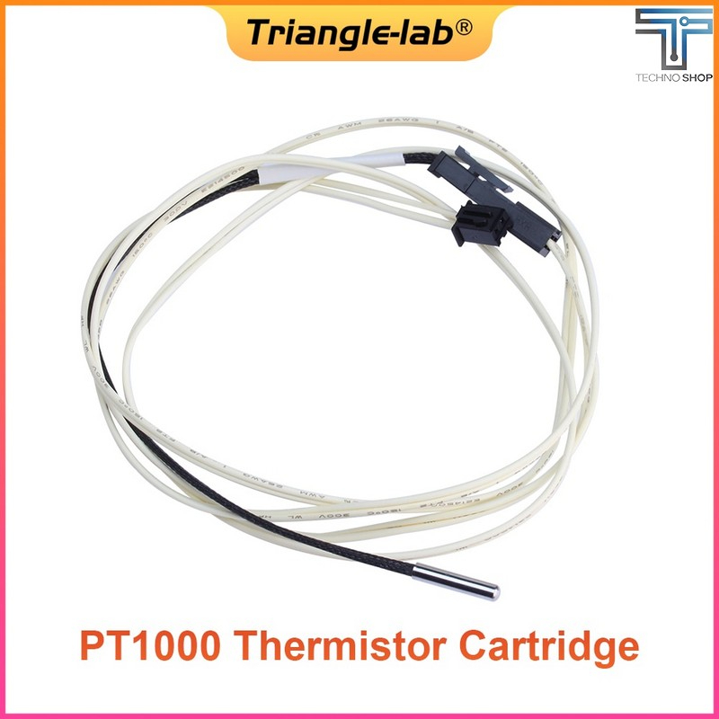 TRIANGLELAB PT1000/PT1000 Pro Thermistor Cartridge high temperature for 3D printer Volcano v6 ...