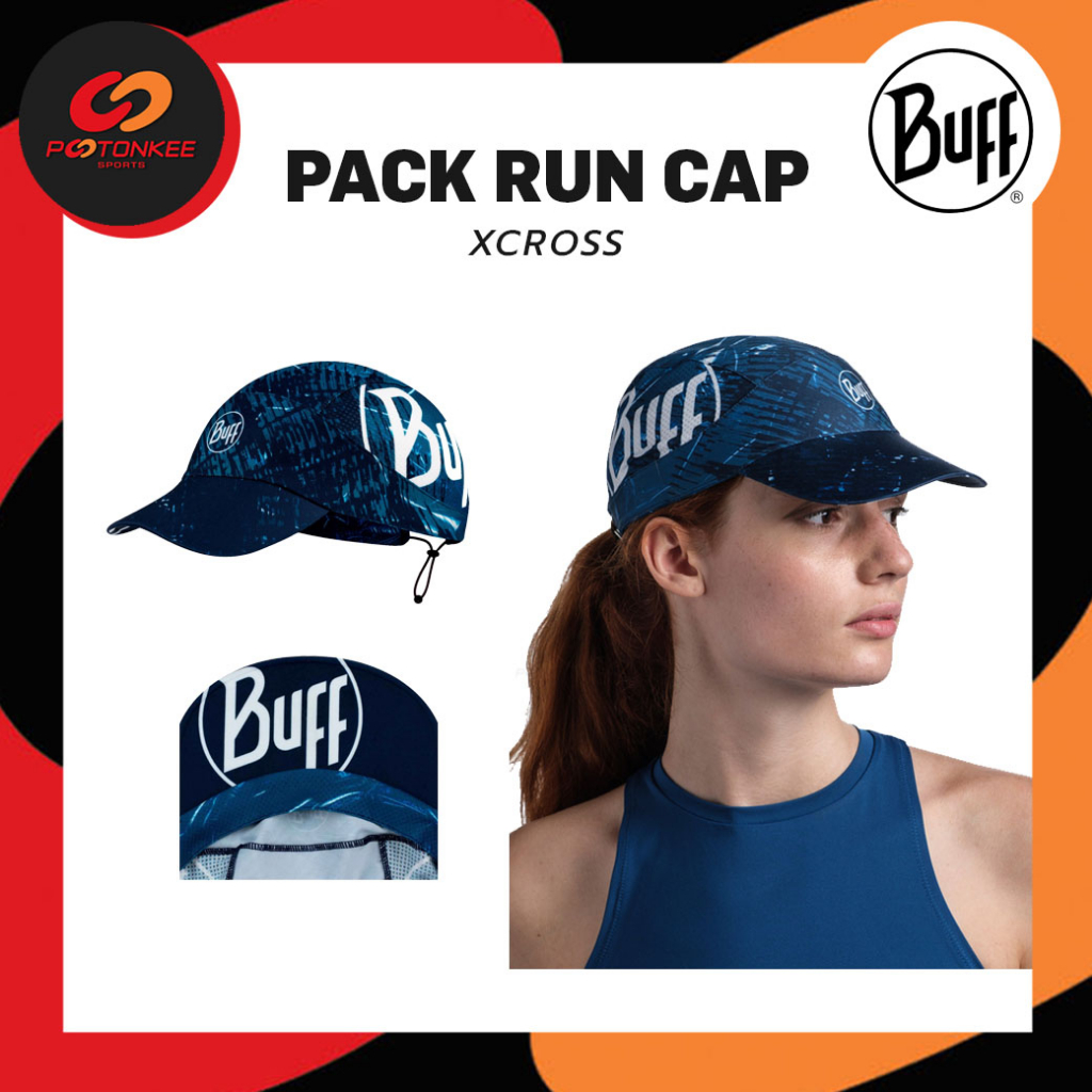 BUFF PACK SPEED CAP หมวกวิ่งบัฟ ม้วนพับได้เล็กกะทัดรัด พกพาสะดวก สำหรับใส่วิ่ง ออกกำลังกาย ...