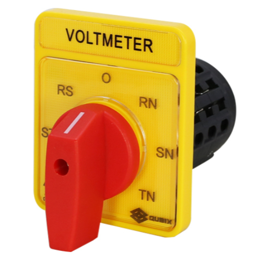 QUBIX ซีเล็คเตอร์ โวลท์ , แอมป์ (Voltmeter / Ampmeter Selector) ขนาด ...