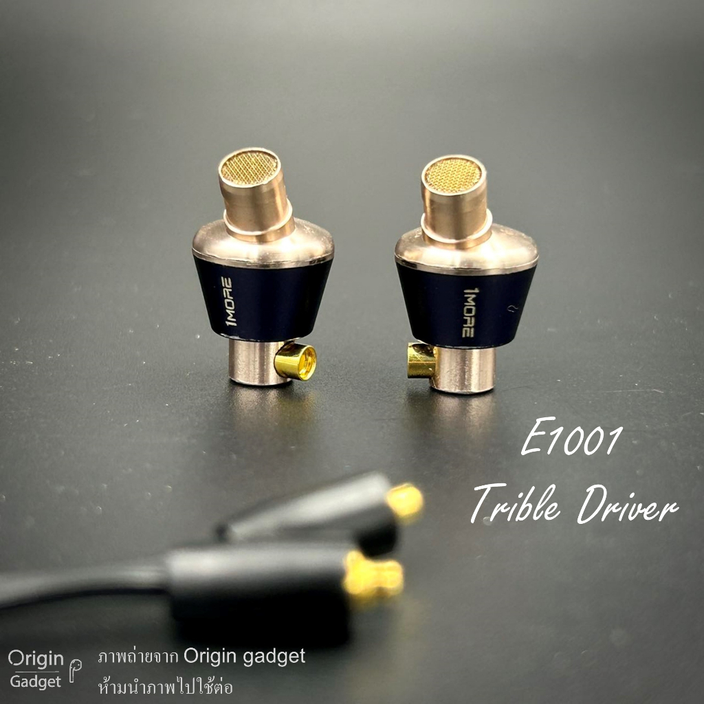 1MORE E1001 Triple Driver 2BA+1DD โมดิฟายขั้ว MMCX สามารถถอดเปลี่ยนสาย ...