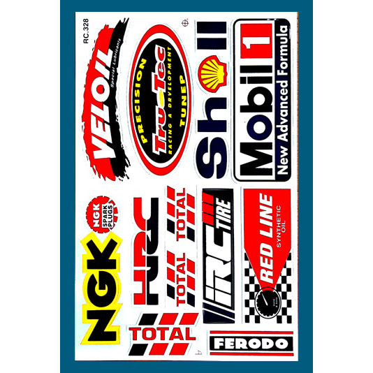 สติกเกอร์ Racing NGK Team (สีน้ำเงิน) สติกเกอร์แต่งรถ สำหรับรถ ...