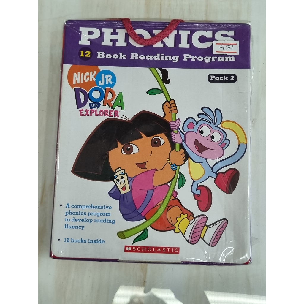 Phonics 12 book Reading Program Nick Jr. Dora the Explorer | Shopee ...