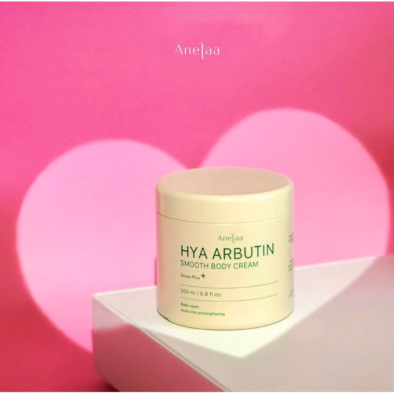 Anelaa Hya Arbutin smooth body cream | Shopee Thailand