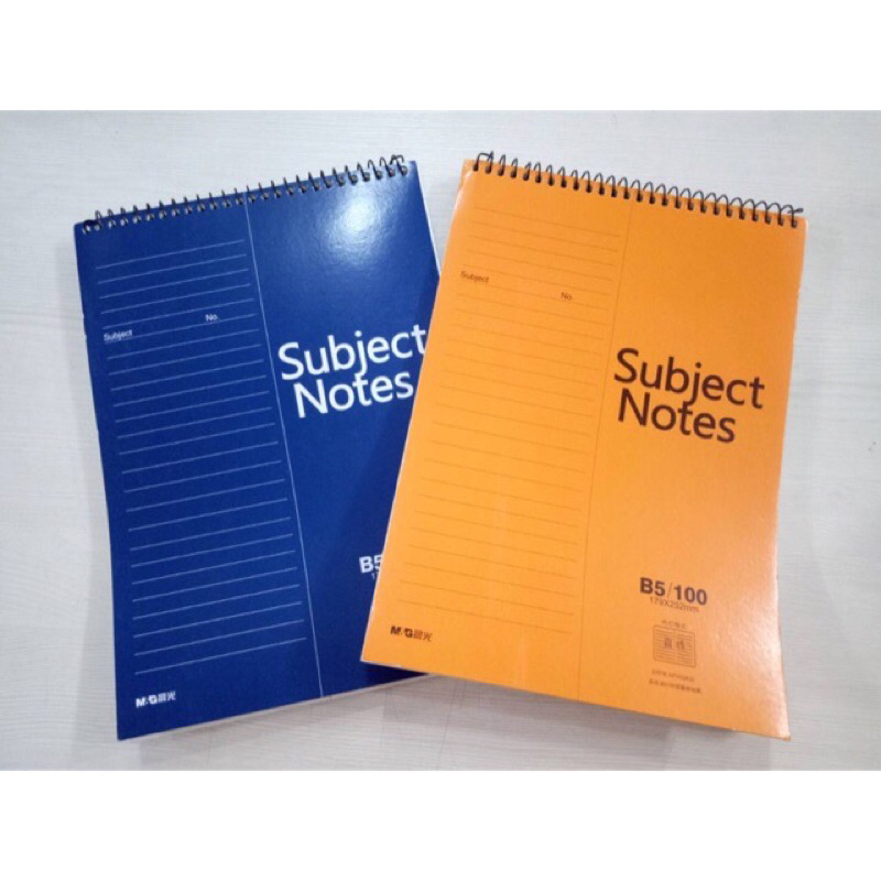 M&G สมุดสันห่วงมีเส้น Subject Notes #B5 | Shopee Thailand