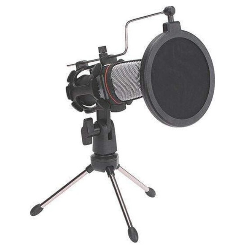 MARVO MIC-02 ไมโครโฟน ตั้งโต๊ะ ระบบ Omnidirectional Microphone พร้อมขา ...