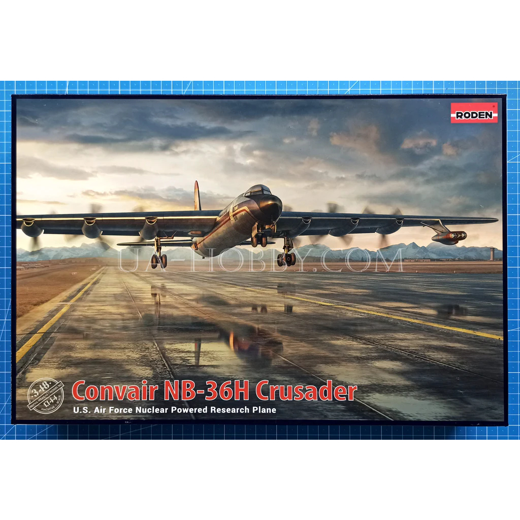 โมเดลประกอบ RODEN 1/144 RO348 CONVAIR NB/XB-36H CRUSADER | Shopee Thailand