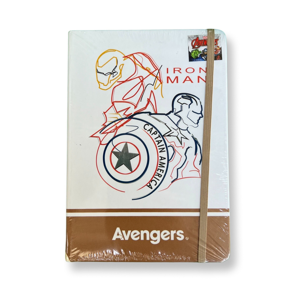 สมุดโน๊ตปกแข็งลายลิขสิทธิ์แท้ Avengers ขนาด A5/A6 สมุดจดบันทึกปกแข็ง ...