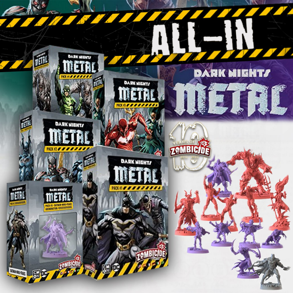 Zombicide: 2nd Edition: Dark Nights Metal Pack | Shopee Thailand