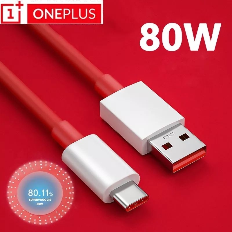 สาย Oneplus แท้ รองรับ 80W SUPERVOOC 2.0 Fast Charger Cable USB Type C ...