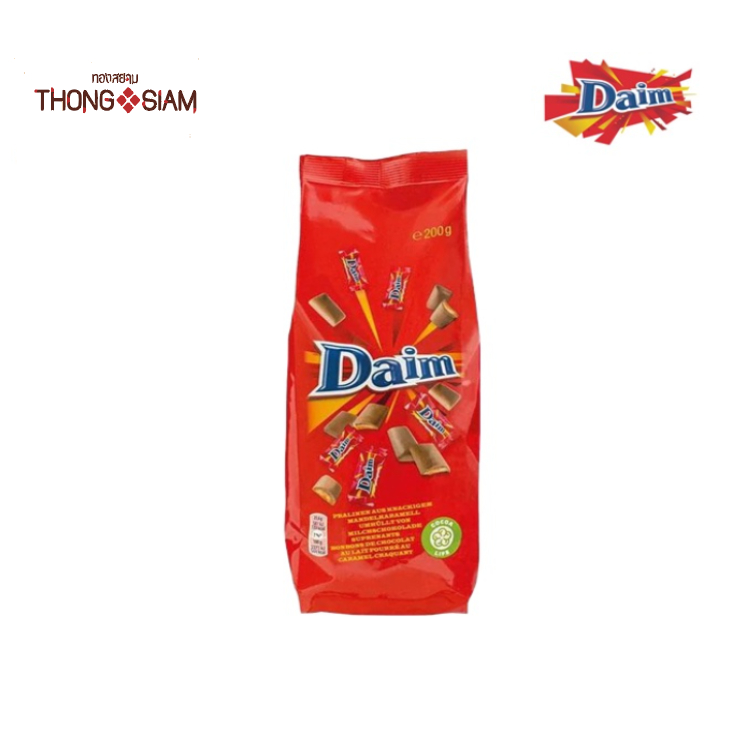 ถูกที่สุด! ช๊อคโกแลตดาอิม Daim Caramel Chocolate 200g. BBE: 07/2025 ...