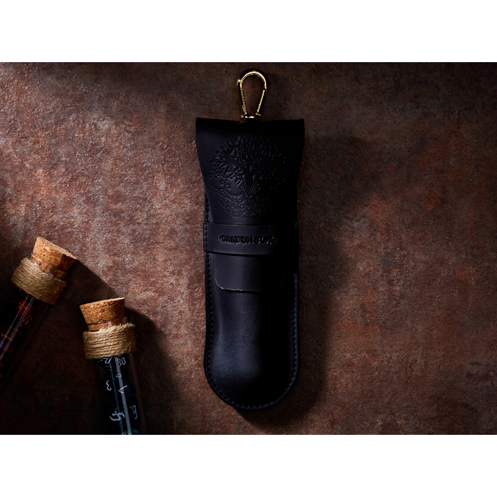 Tree of Life RPG Single Potion Bag | Small Dice Bag | Black Leather Bag ...