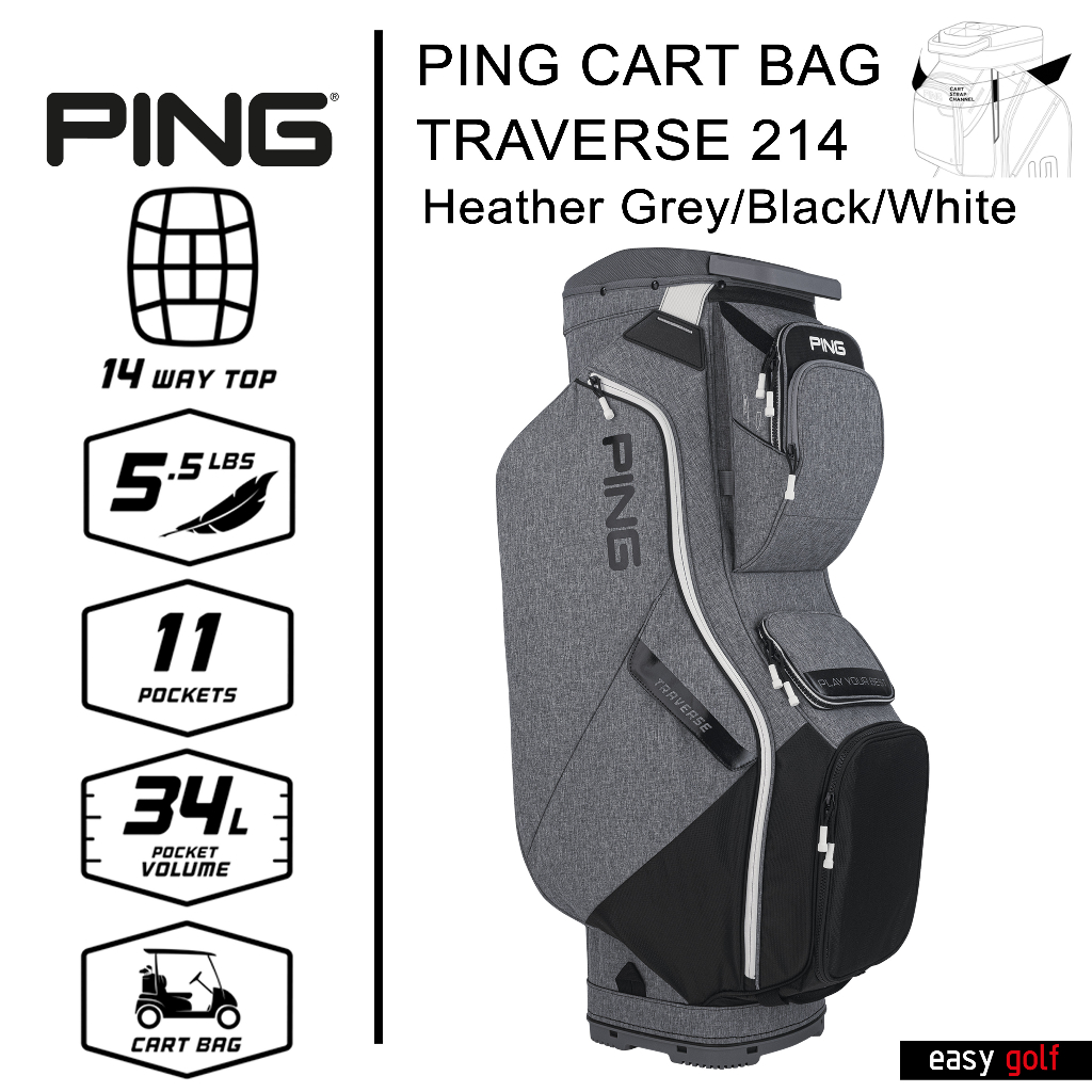 PING BAG TRAVERSE 214 PING CART BAG ถุงกอล์ฟ | Shopee Thailand