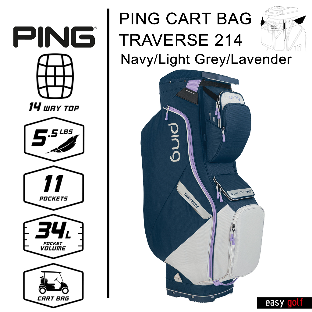 PING BAG TRAVERSE 214 PING CART BAG ถุงกอล์ฟ | Shopee Thailand