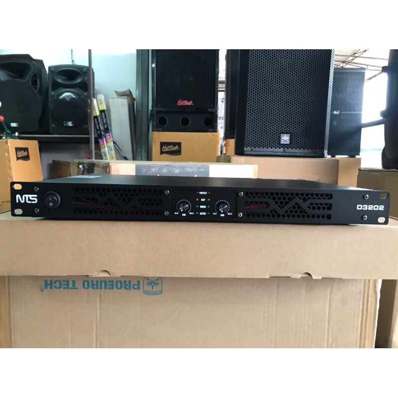 แอมป์ขยาย 2CH NTS D3202 สวิตชิ่ง 320Wx2CH 8โอห์ม 480x2CH 4โอห์ม | Shopee Thailand