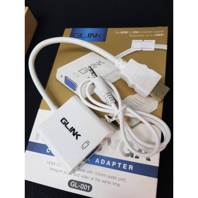ส่งจากไทย สายแปลง HDMI to VGA Converter Adapter GLINK GL-001 ประกัน 1 ...