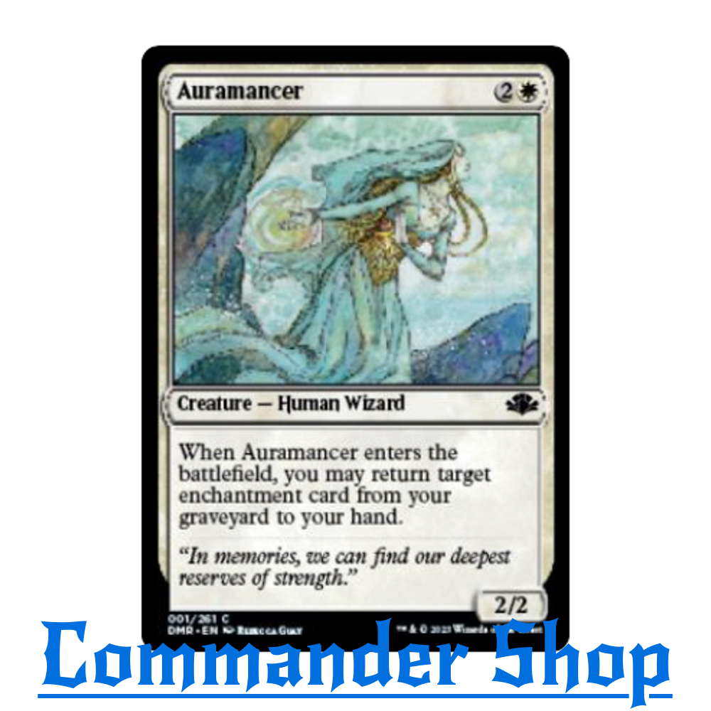 Auramancer (Creature - Wizard) White Mv3 Pw2/Tn2 Return การ์ด Magic The ...