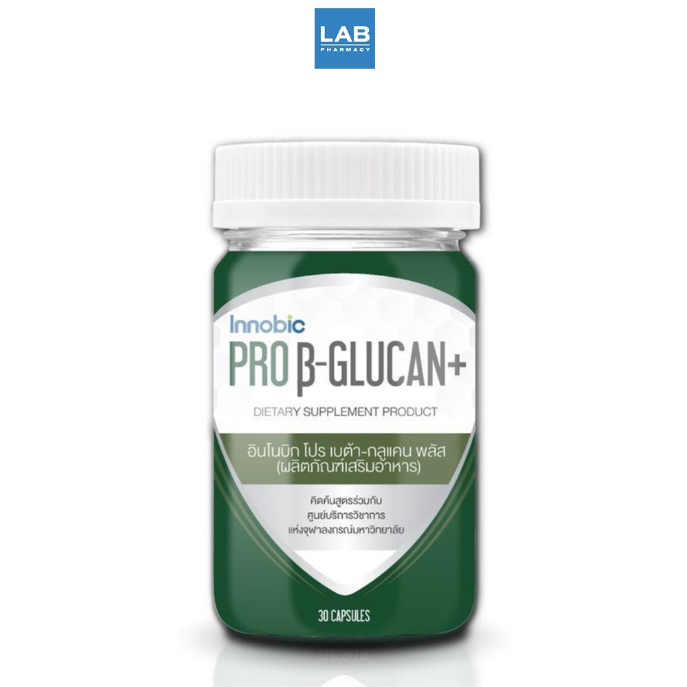 Innobic Pro Beta Glucan Plus (Dietary Supplement) 30 Caps อินโนบิก โปร ...