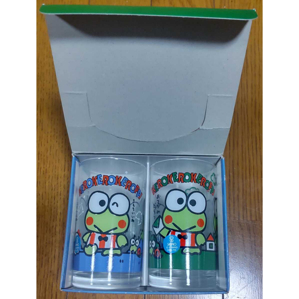 [ส่งตรงจากญี่ปุ่น] Retro Kero Kero Keroppi Glass Set 2 ชิ้น Sanrio ...