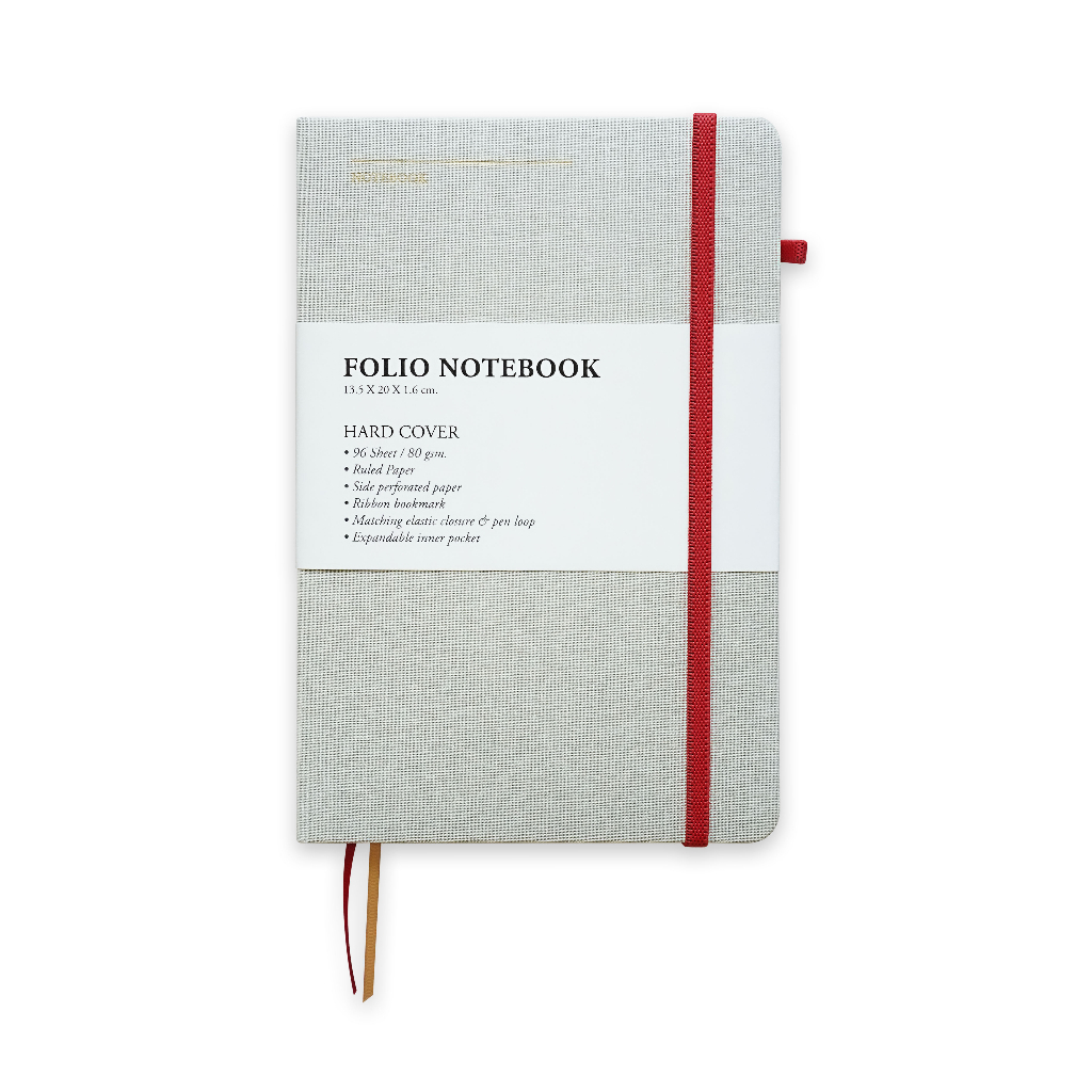 Folio : Notebook A5 (Ruled) สมุดจดบันทึกแบบมีเส้น 96 แผ่น-12378 ...