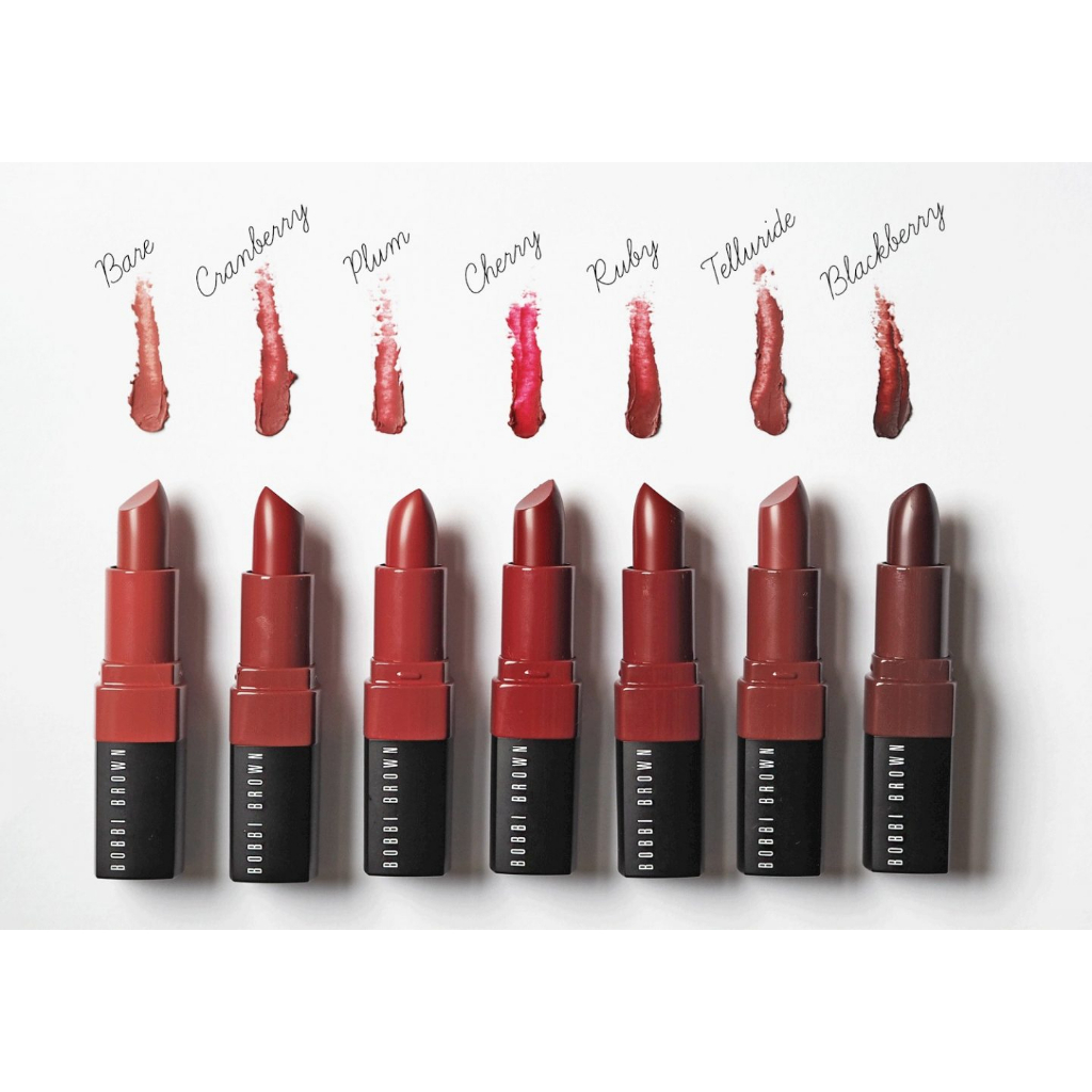 Bobbi Brown Crushed Lip Color 3.4g (Cranberry, Ruby, Cabana) | Shopee ...