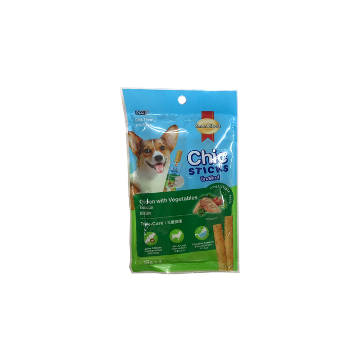 ขนมสุนัข SmartHeart Chic Sticks ชิกสติกส์ 15gx4 | Shopee Thailand