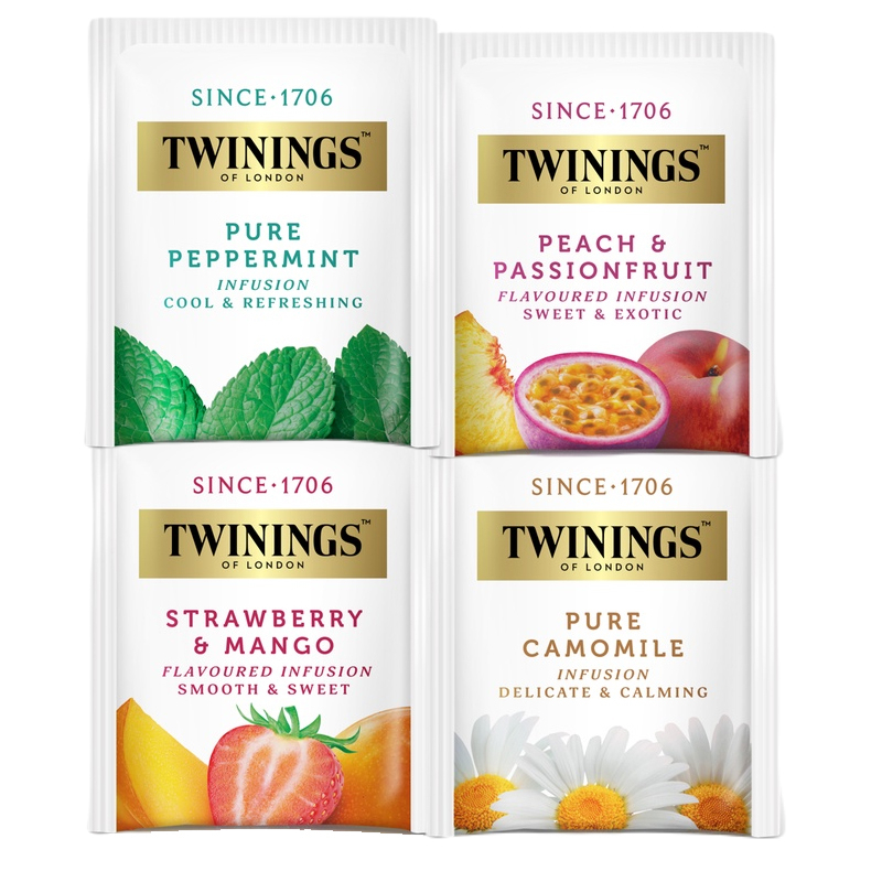 Twinings Herb & Fruit Infusion ทไวนิงส์ แบบไม่มีคาเฟอีน (ชนิดซอง ...