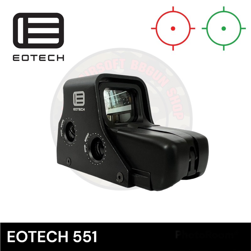 RED DOT EOTech 551 สีดำ เป้าไฟ 2 สี แดง+เขียว เกรดบีบี กัน | Shopee Thailand