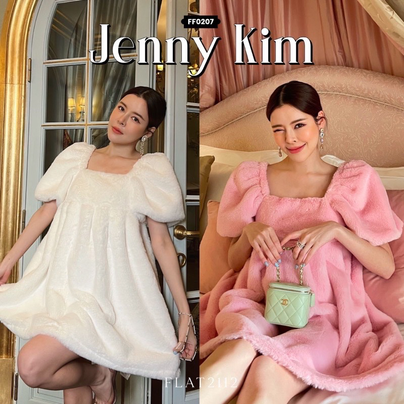 Flat2112-Jenny kim dress(White) | Shopee Thailand