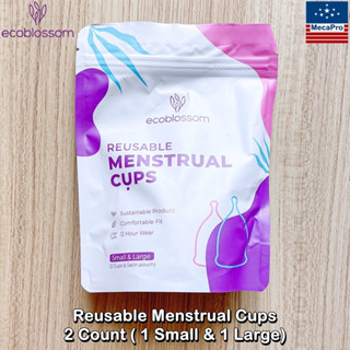 EcoBlossom® Reusable Menstrual Cup 2 Count (1 Small & 1 Large) ถ้วย ...
