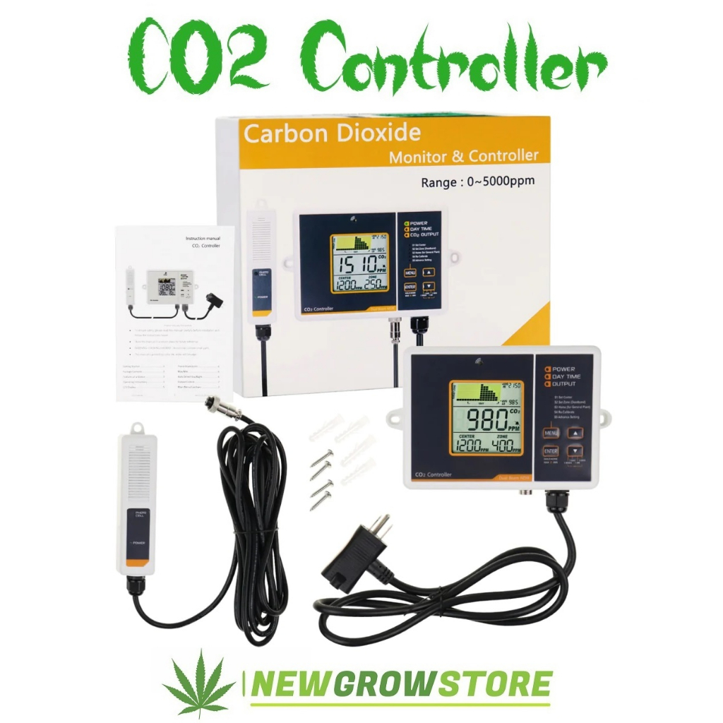[ส่งฟรี] เข้าใหม่ ปี2024! Co2 Controller เครื่องวัดและควบคุมก๊าซ ...