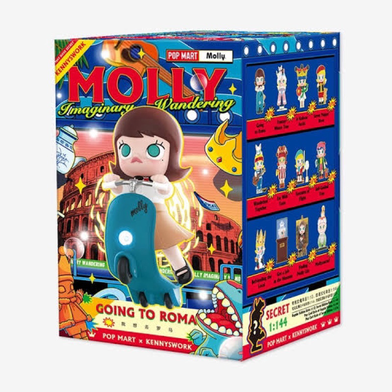 POP MART Molly Imaginary Wandering Series Blind Box | Shopee Thailand