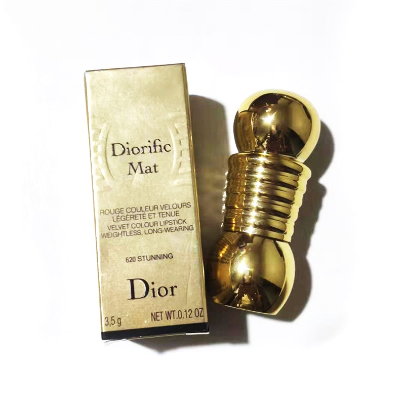 【SUVI】Dior2021 Christmas Limited Gold Tube Building Embossed Lipstick ...