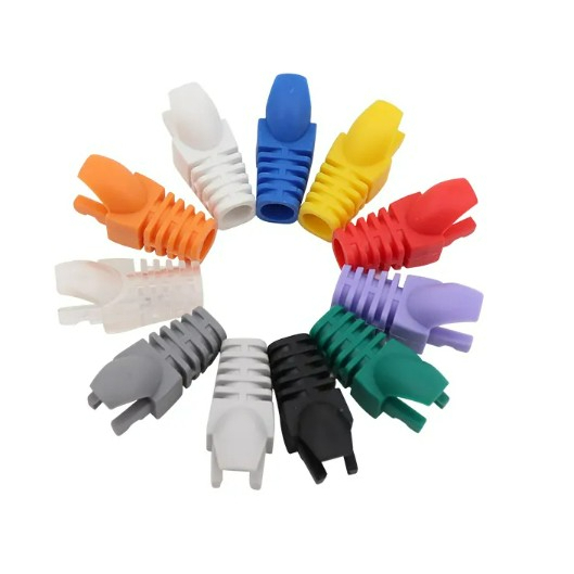 บูทครอบหัว rj45 บูทครอบหัวแลน cat6 locking plug boot ยางครอบหัวแลน ...