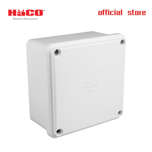 HACO กล่องพักสายไฟขนาด Weatherproof Junction Boxes 4x4x2 นิ้ว กันน้ำ IP ...