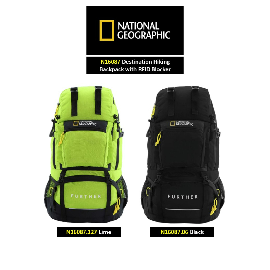 NATIONAL GEOGRAPHIC N16087 Destination Hiking Backpack with RFID ...