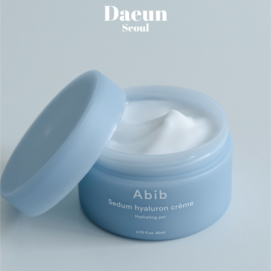 🍨 พร้อมส่ง 🍨 ครีมเด้งหน้านุ่ม ABIB Sedum hyaluron crème Hydrating pot 80ml | Shopee Thailand