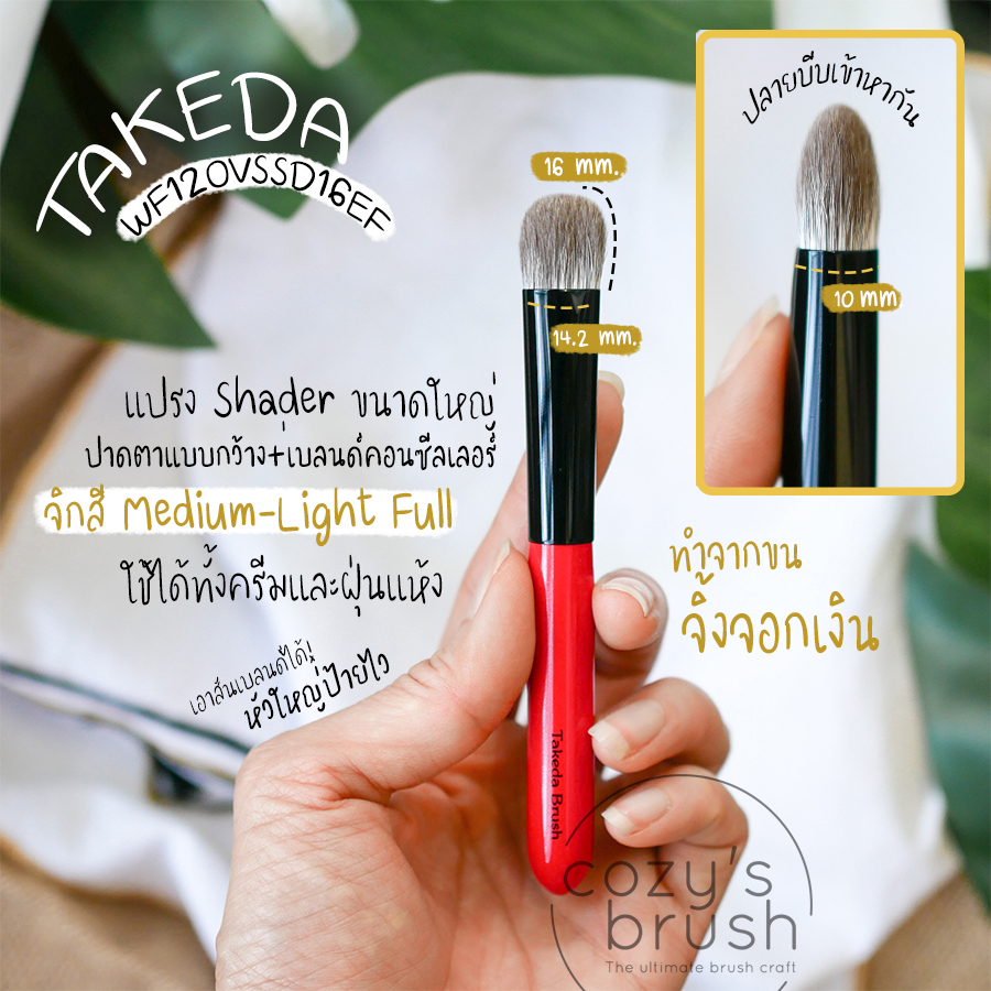 [Silver Fox] Takeda - WF12OVSSD16EF Eye Shader Brush | Shopee Thailand