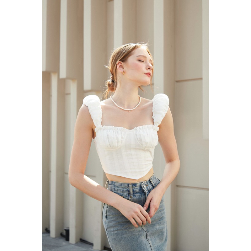 Hanna.bgg Yuri top ( H092 ) | Shopee Thailand