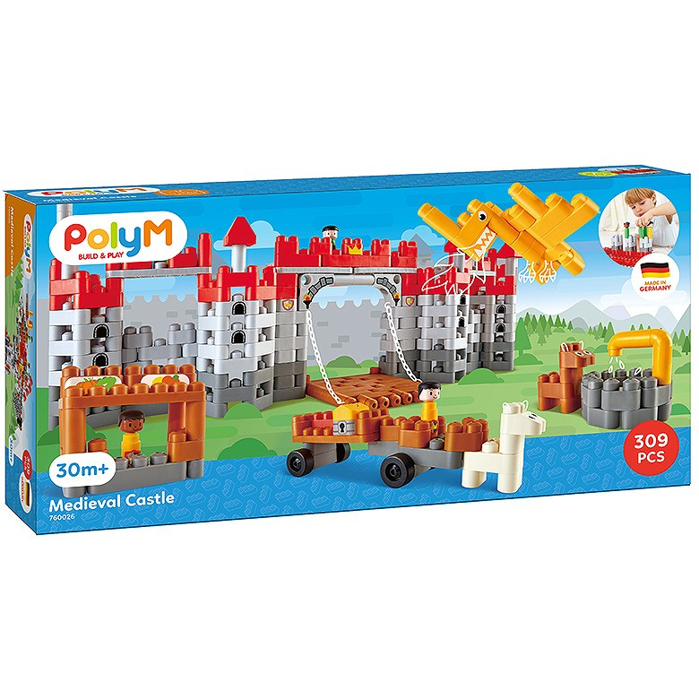 Hape | Poly M Build & Play ~ Medieval Castle | Shopee Thailand
