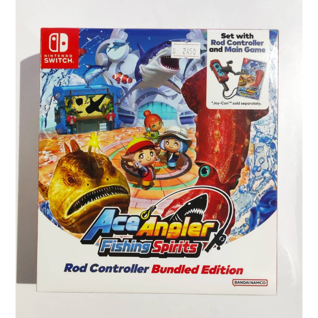 NSW: Ace Angler: Fishing Spirits Rod Controller Bundle Edition (Asia ...